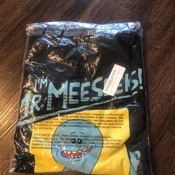 Ripple Junction | Shirts | Rick And Morty Black Ms Meeseeks Tshirt New ...